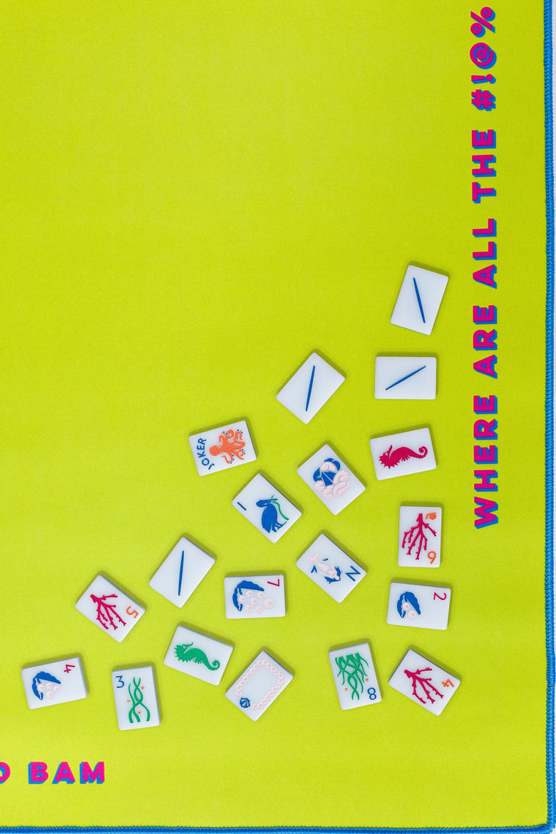 Ocean Line Tiles & Mat Combos– The Mahjong Line