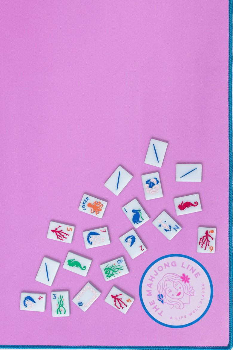 Ocean Line Tiles & Mat Combos– The Mahjong Line