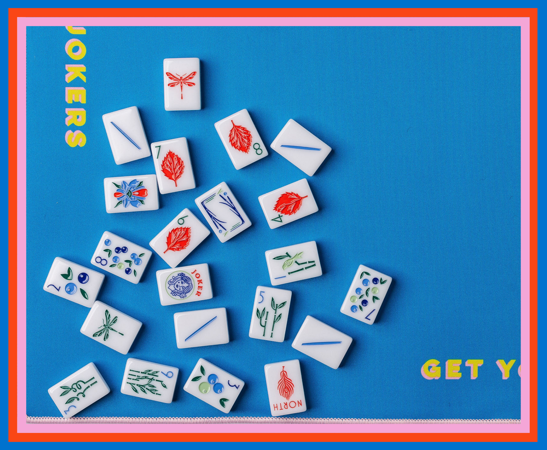 Botanical Line Tiles & Mat Combos– The Mahjong Line