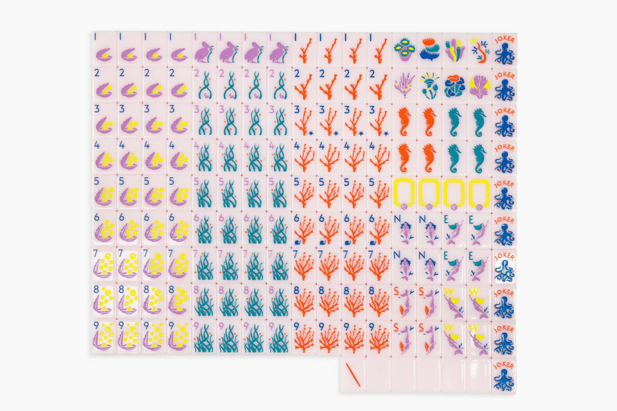 The Ocean Line: Shell Pink Mahjong Tiles– The Mahjong Line