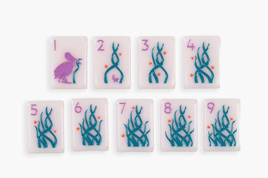 The Ocean Line: Shell Pink Mahjong Tiles– The Mahjong Line