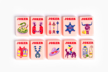 The Ranch Line - American Mahjong Tile Set - Dusty Rose Release– The ...