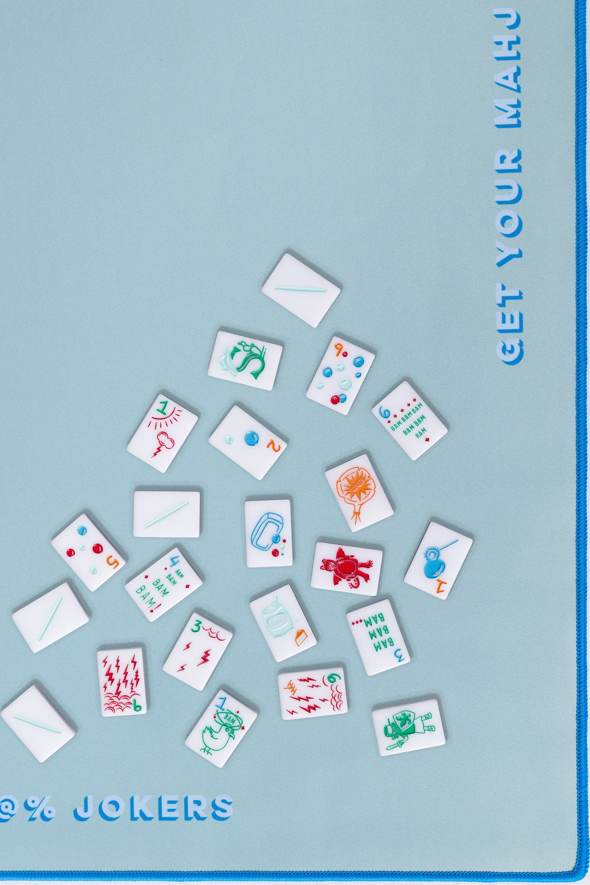 Sage Green Saying Mat– The Mahjong Line