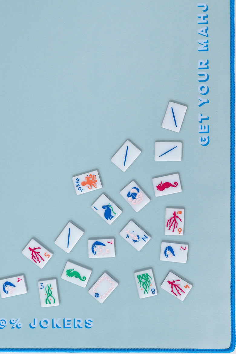 Ocean Line Tiles & Mat Combos– The Mahjong Line