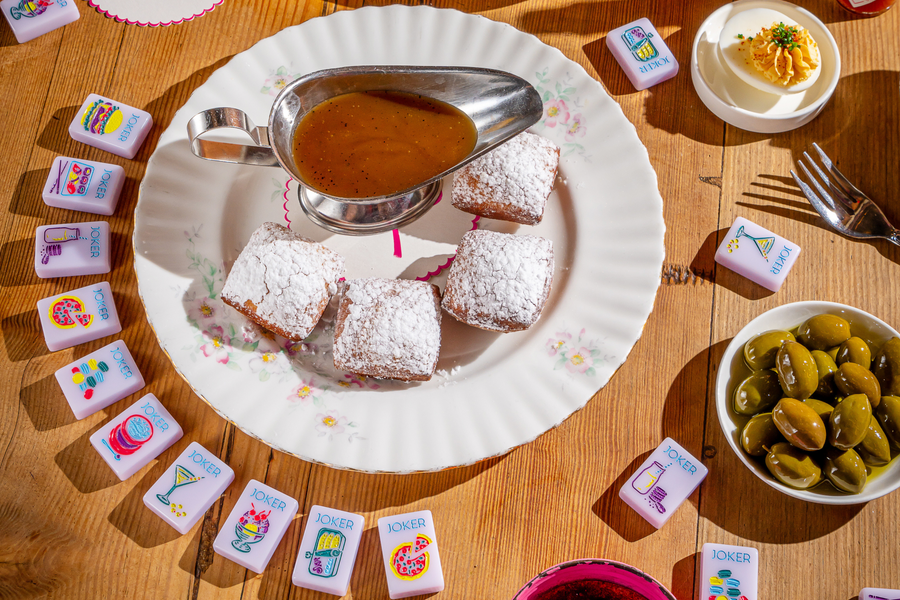 The Foodie Line: Lilac Mahjong Tiles– The Mahjong Line
