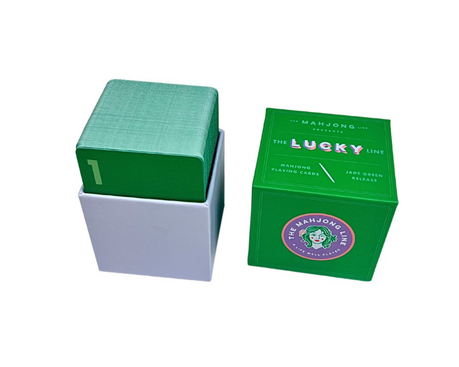 The Lucky Line - Jade Green - Mahjong Playing Cards– The Mahjong Line