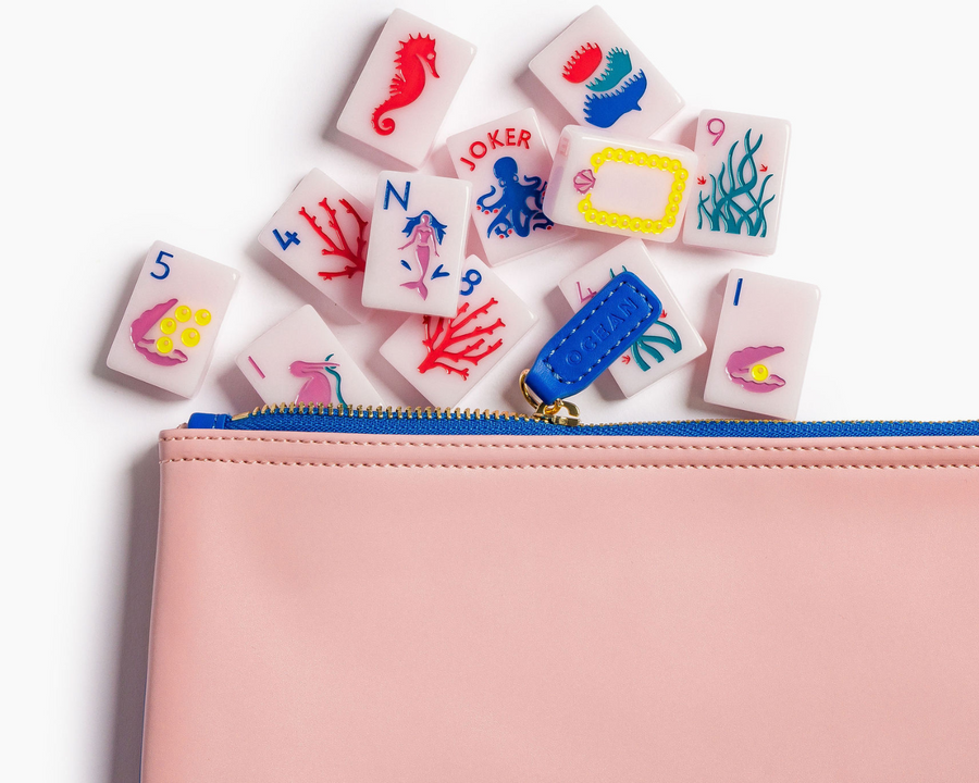 The Ocean Line: Shell Pink Mahjong Tiles– The Mahjong Line